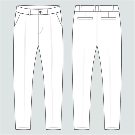 Trouser Template Vector Art Icons And Graphics For Free Download