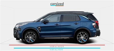 Dimensions Lynk And Co 01 2021 Present Vs Ford Explorer 2015 2019