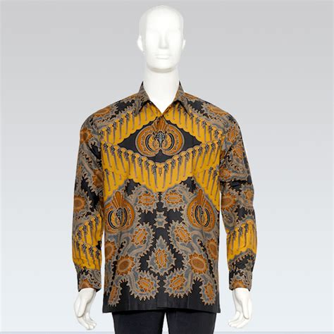 Jual DANAR HADI Kemeja Batik Lengan Panjang LAR PARANG SUKO SUKO LPSS PA Sogan Di