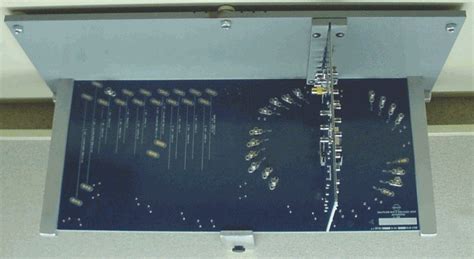 Picture Of A Test Fixture With A TRL Calibration Kit Left Side