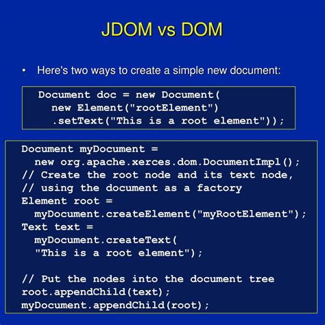 Ppt Jdom How It Works And How It Opened The Java Process Powerpoint Presentation Id5105620