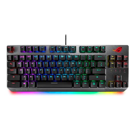 Teclado Gamer Mecánico Asus Rog Strix Scope Nx Tkl Black Alámbrico