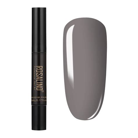 TUTUnaumb Lazy Nail Polish Gel Pen Solid Color Manicure Pen Shaped Nail