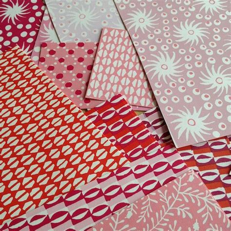 Special Small Papers Red Paper Sheet Of Paper Fsc Paper