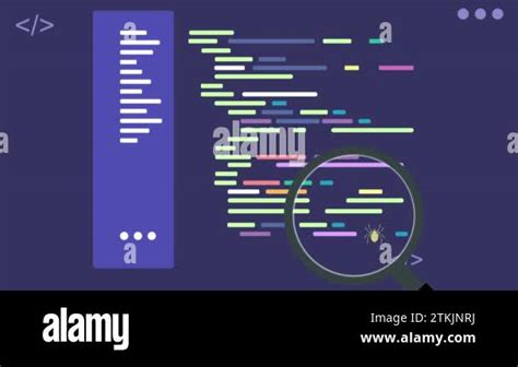 Finding Bugs In Code Programming Software Development Stock Video Footage Alamy