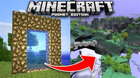 How To Go To The Aether Dimension In Minecraft Pe Addon Youtube