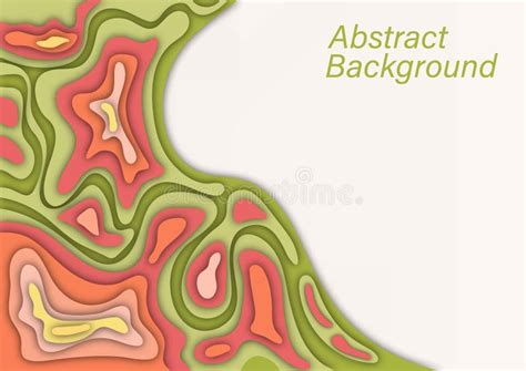 3d Layout Of The Cover Banner Leaflet In The Style Of Cut Paper Stock