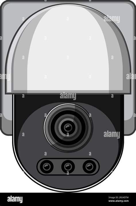 Control Ip Camera Cartoon Vector Illustration Stock Vector Image And Art