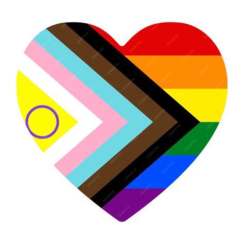 Premium Vector Intersex Progress Pride Flag New Lgbtq Pride Flag
