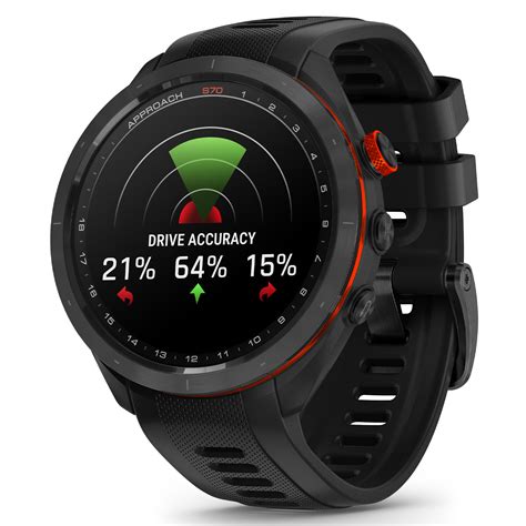 Garmin Approach S70 Gps Golf Watch 47mm Case Black Ceramic Bezel With