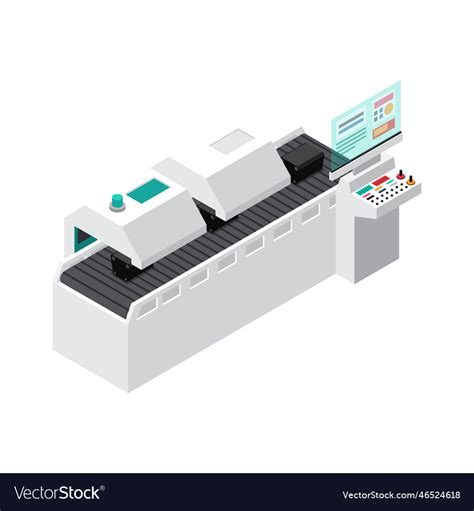 Isometric Robotic Technology Royalty Free Vector Image