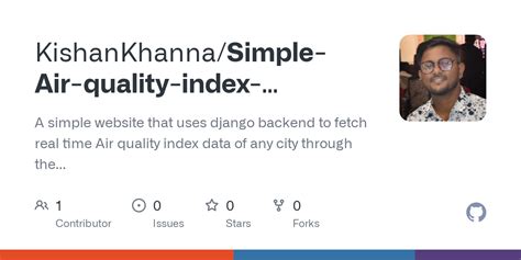 Github Kishankhannasimple Air Quality Index Website Using Django A