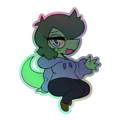 Chibi Olivia Wheelchairless Holographic Stickers Cavemanon Smoke Signals
