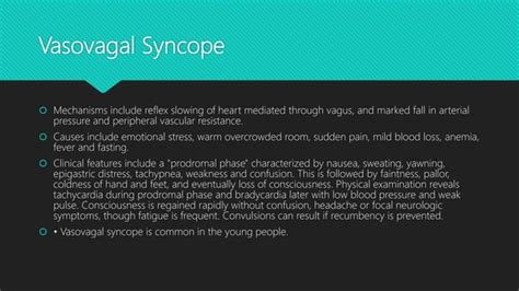 Differential Diagnosis Of Syncope Ppt