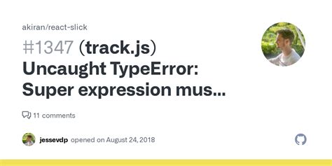 track js uncaught typeerror super expression must either be null or