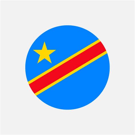 340 República Democrática Do Congo Mapa No Plano De Fundo Ilustração