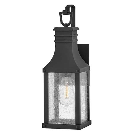 Hinkley Beacon Hill 1 Light Museum Black Hardwired Outdoor Wall Lantern