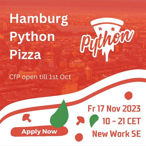 Python Software Verband Ev On Linkedin 🐍🍕 Python Pizza Is Back This