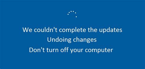 How To Fix We Couldn T Complete The Updates In Windows 10 Vrogue Co