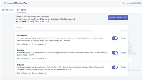 Smart Metafield Collections Create Automated Collections Using Your