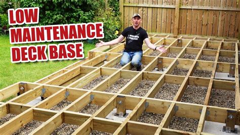 How To Build A Low Maintenance Timber Decking Base Decking Base