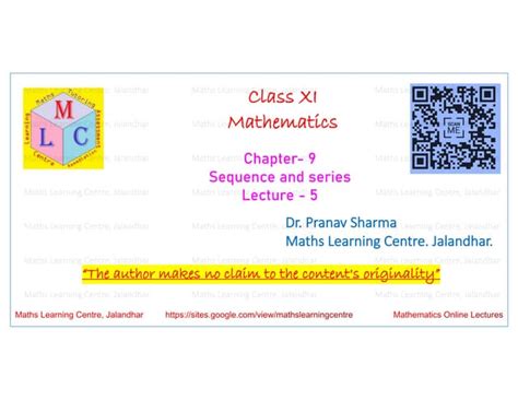 class 11 chapter 9 sequences and series arithmetic progressions