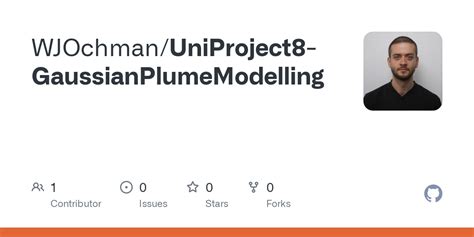 GitHub WJOchman UniProject GaussianPlumeModelling