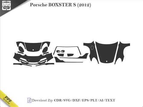 Porsche Boxster S 2012 Car Ppf Template Armobileskin