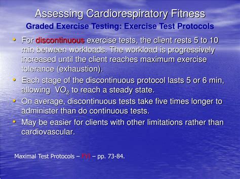 Ppt Chapter 04 Assessing Cardiorespiratory Fitness Powerpoint