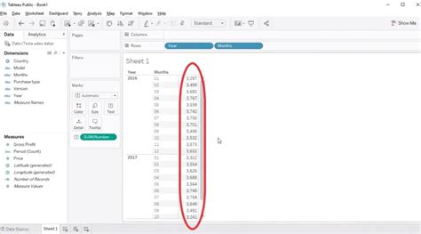 how to create a table in tableau 365 data science