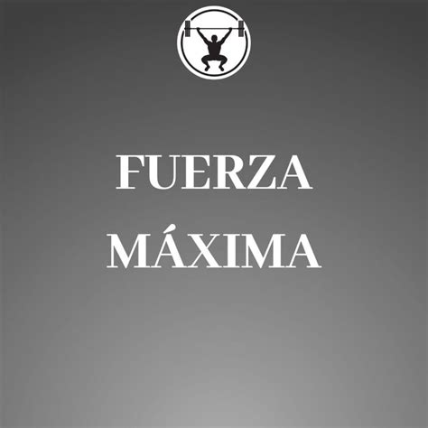 Fuerza Máxima Squat Training Center