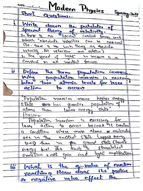 Modern Phy Solved Ppspring 2022 Pdf