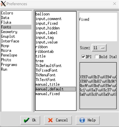 Fluka User Interface Font Issues Flair Fluka User Forum