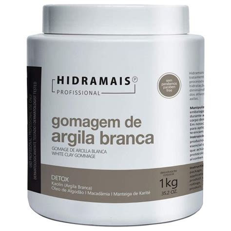 Creme De Massagem Hidramais Gomagem De Argila Corporal 1kg Magia