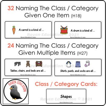 Intraverbals Class Categories ABLLS R Aligned H H H H