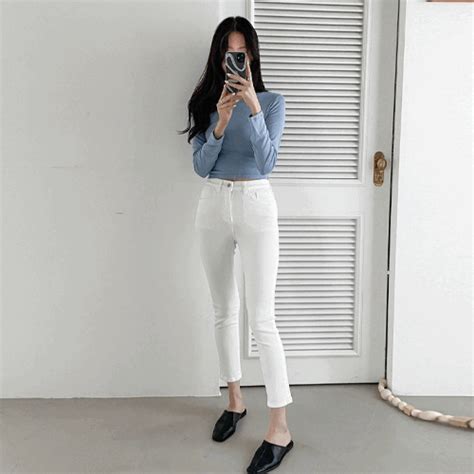 빅사이즈s~xl 히든 밴딩 스판 슬림 일자 롱 팬츠2color