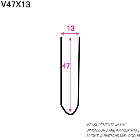 47mm X 13mm Nylon Coated V Wire Formline Engineered Accessories