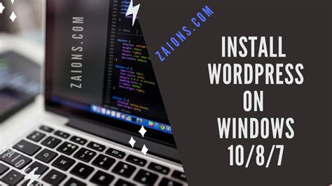 How To Install Xampp In Windows To Work On WordPress Zaions YouTube