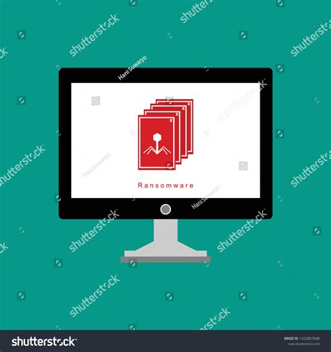 Hacker Internet Computer Security Technology Flat Stock Vector Royalty