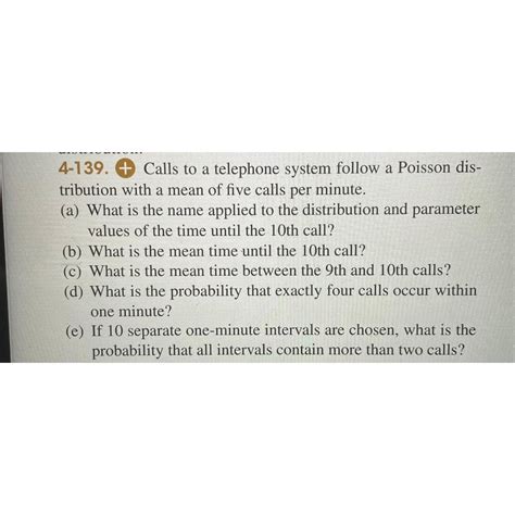 Solved Solve These Qustions With Erlang Distribution Method