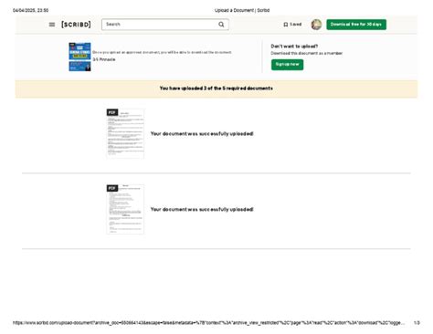 Upload A Document Scribd Pdf