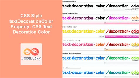 Css Text Decoration Complete Guide To Underline Overline And Strikethrough Effects Codelucky