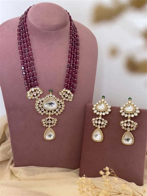 Buy Polki Jewellery Sets Online At Best Prices Ishhaara