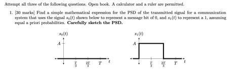 Find A Simple Mathematical Expression For The PSD Of Chegg