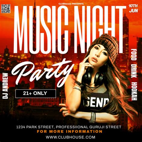 Party Animated Poster Template Postermywall