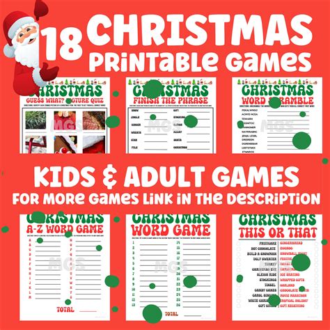 Nutcracker Name Game Printable Christmas Party Activity Digital