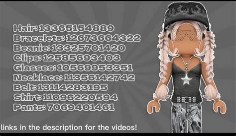 Coding Clothes Roblox Codes Yk2 Outfits Clips Beanie Product