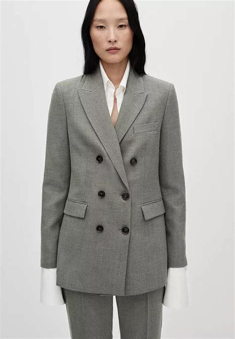 Buy Mango Double Breasted Suit Jacket Online Zalora Malaysia