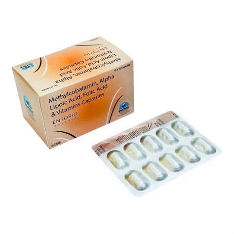 Mecobalamin Alpha Lipoic Acid Folic Acid And Vitamins Capsules At