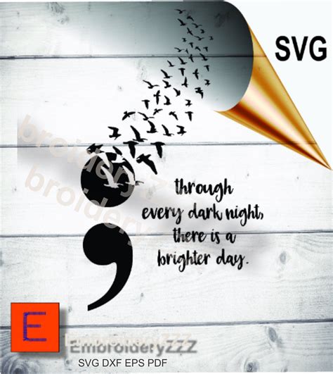 Suicide Prevention Svg Design Semicolon Printable Suicide Etsy